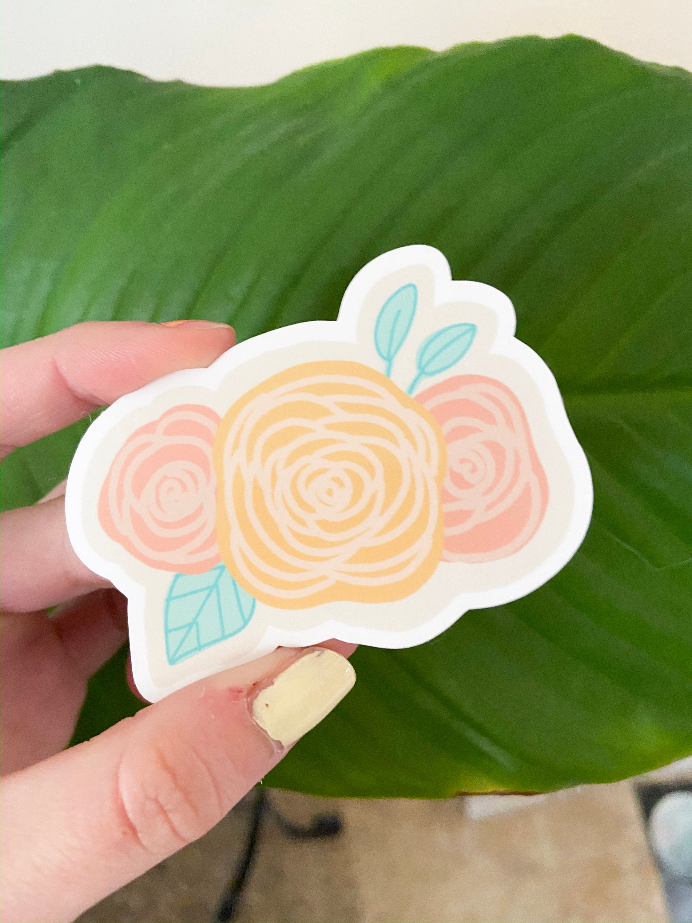 Flowers Sticker | Etsy