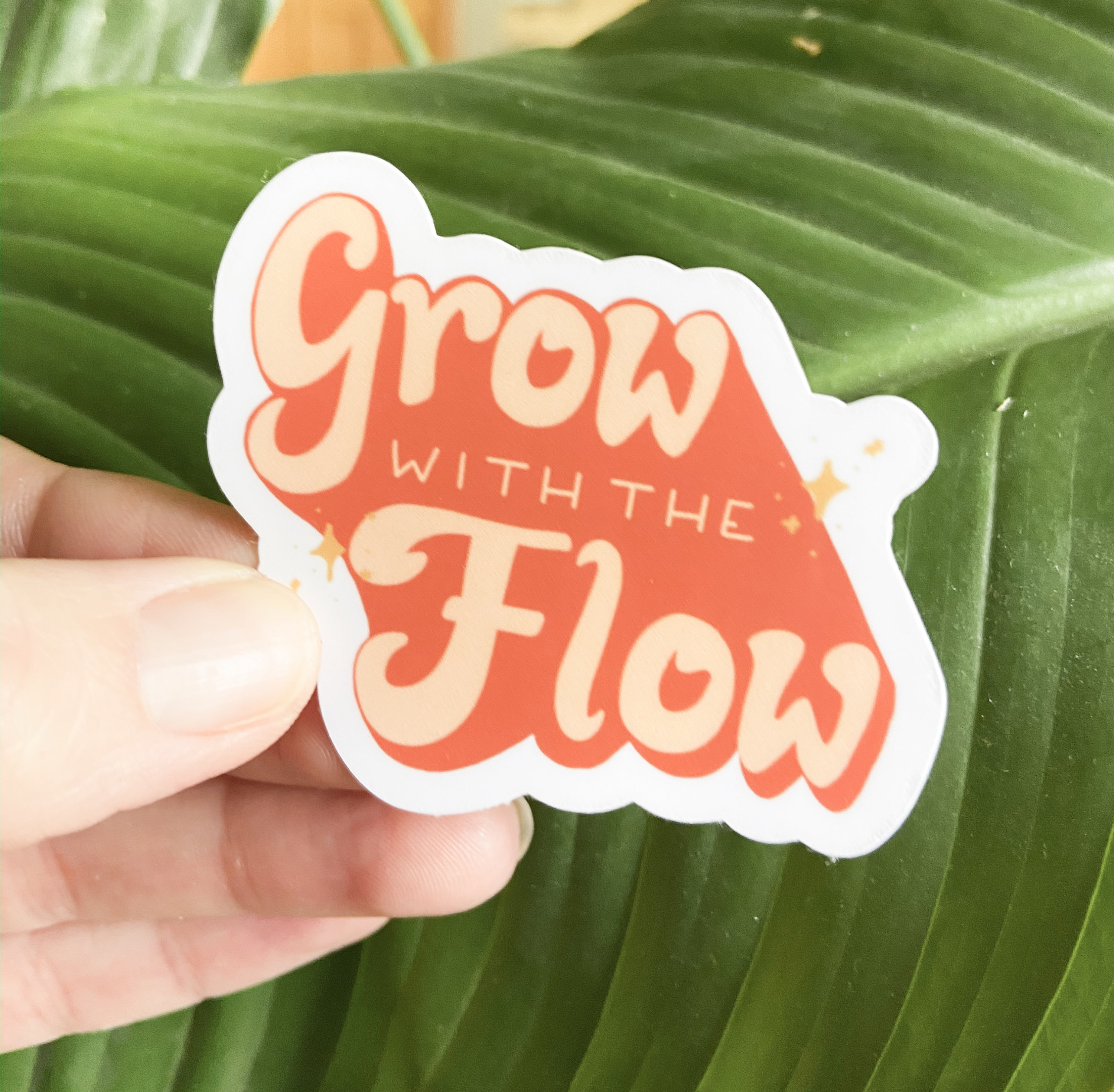 Grow With The Flow Sticker | Etsy