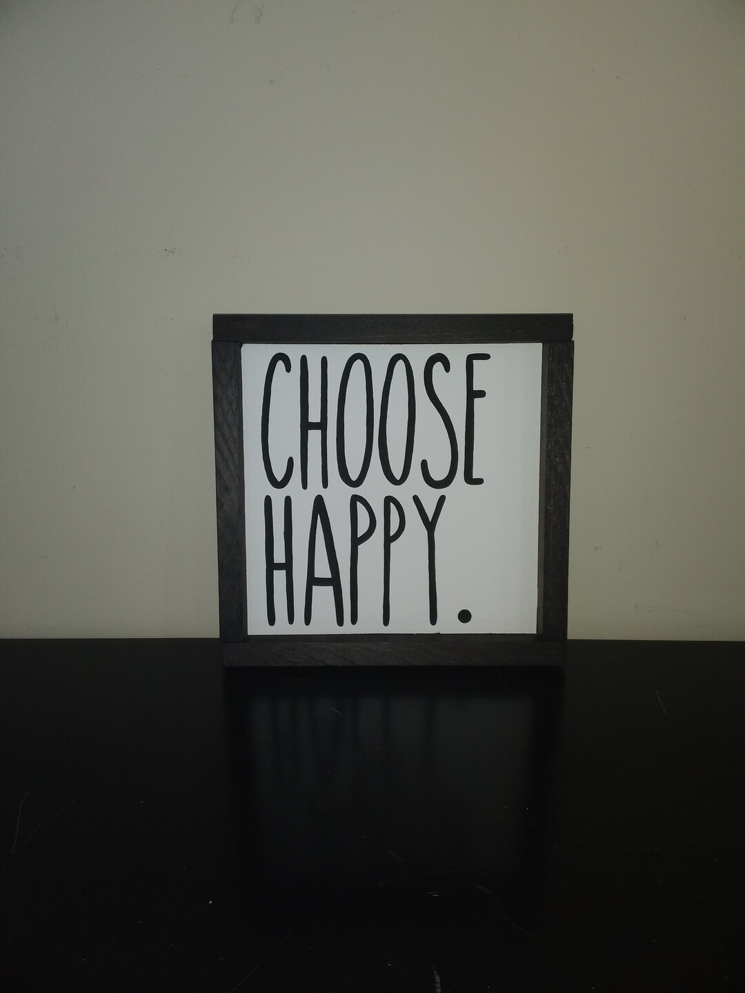 Choose Happy Wooden Sign | Home Decor | Living Room Decor | Happiness ...