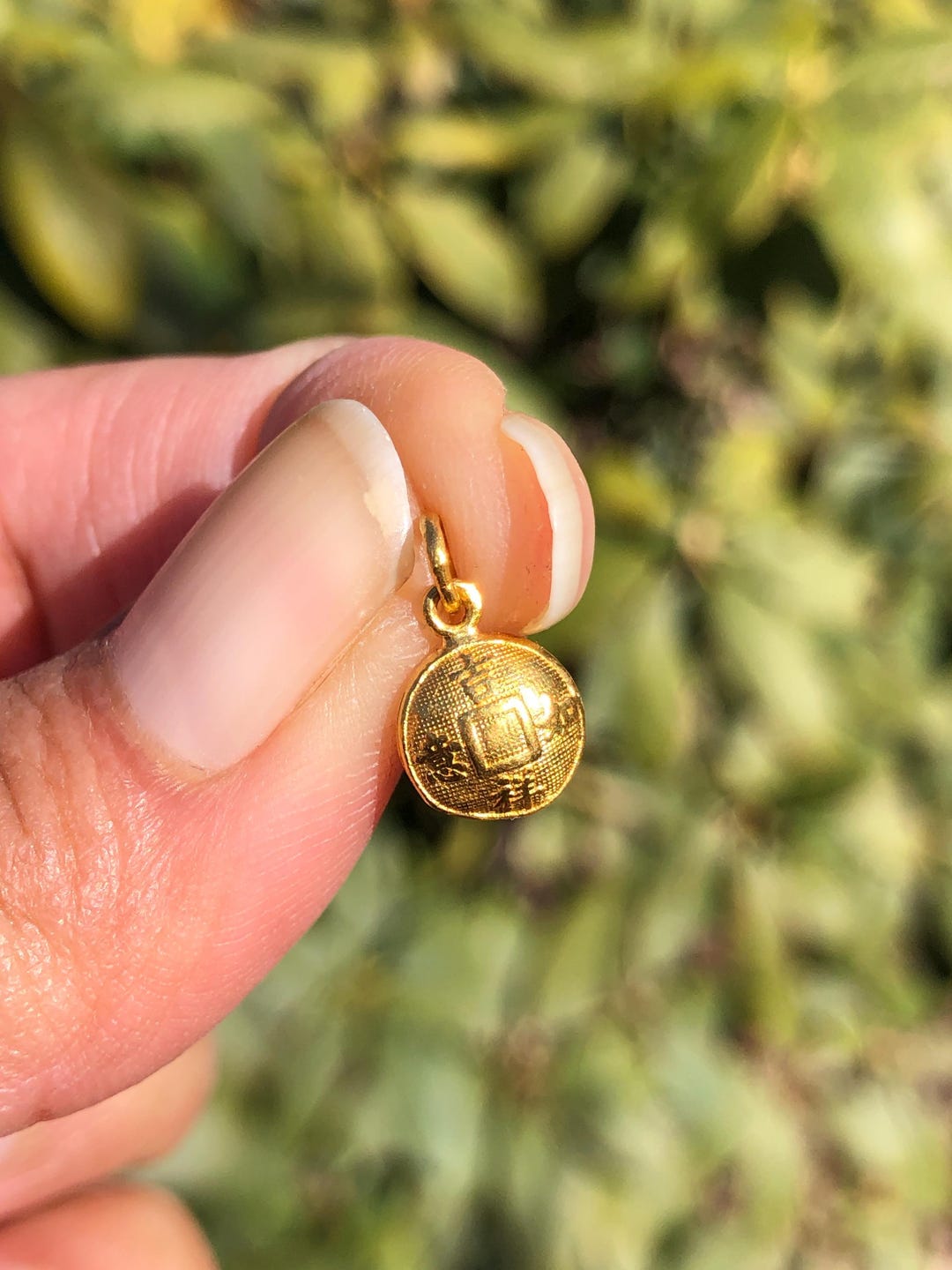 24K Tiny Asian Bell Charm, .8 Gram, 3/8 Inch. #PE1611 - Etsy