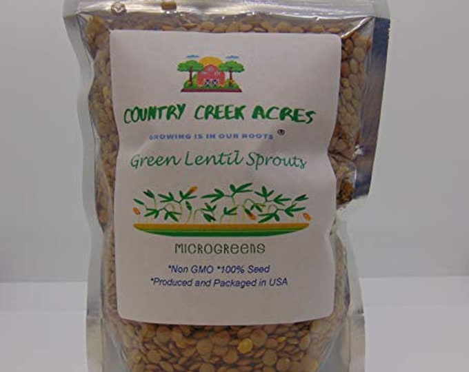 Lentil Seed Red Lentil Seeds, Microgreen, Sprouting Seed, NON GMO ...
