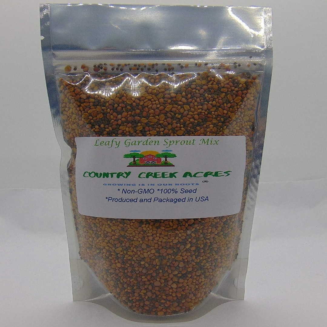 Leafy Garden Mix Sprouting Seeds, Heirloon, NON GMO, Country Creek ...