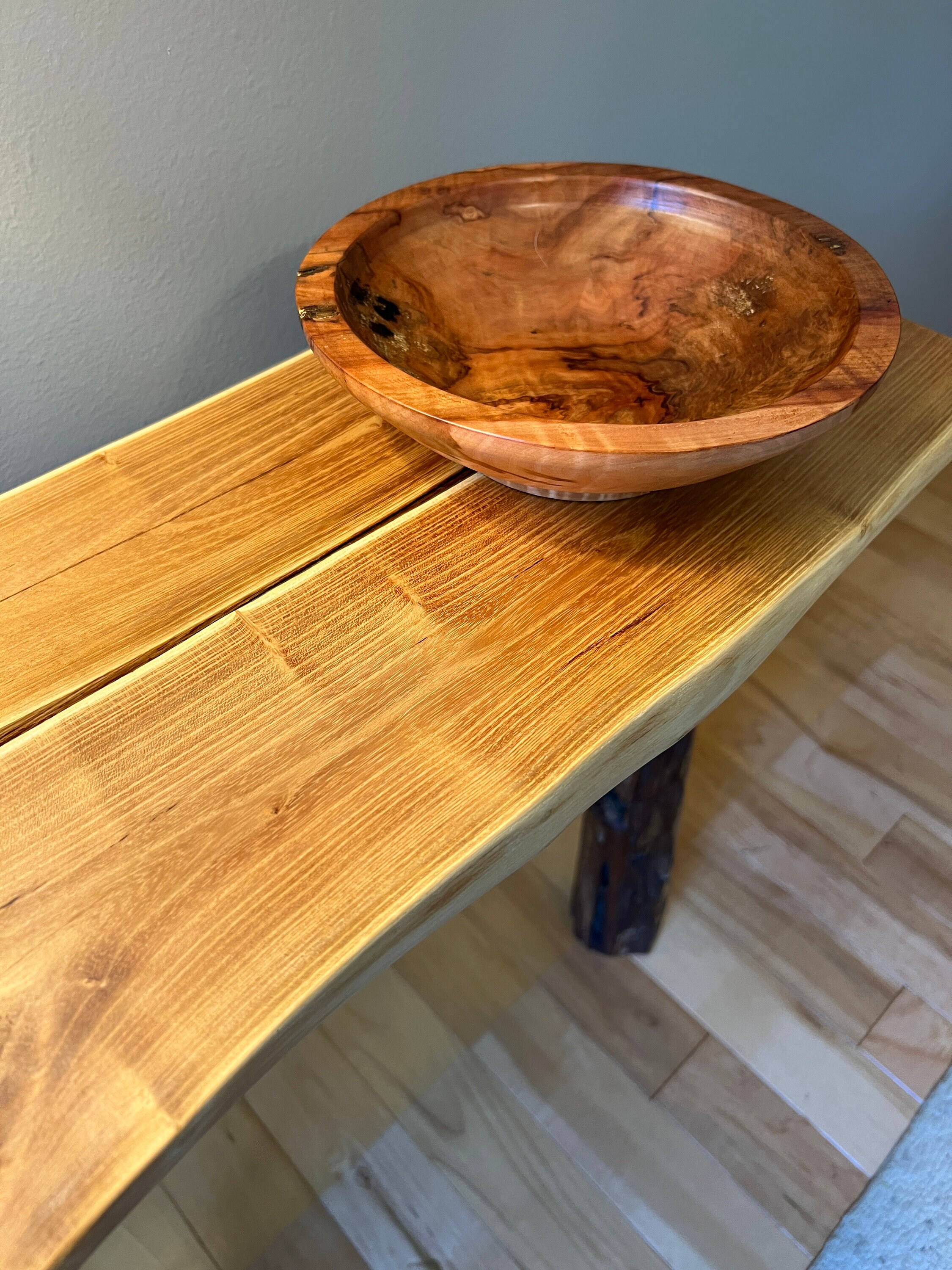 Console Table Made From Reclaimed Black Locust Fenceposts - Etsy