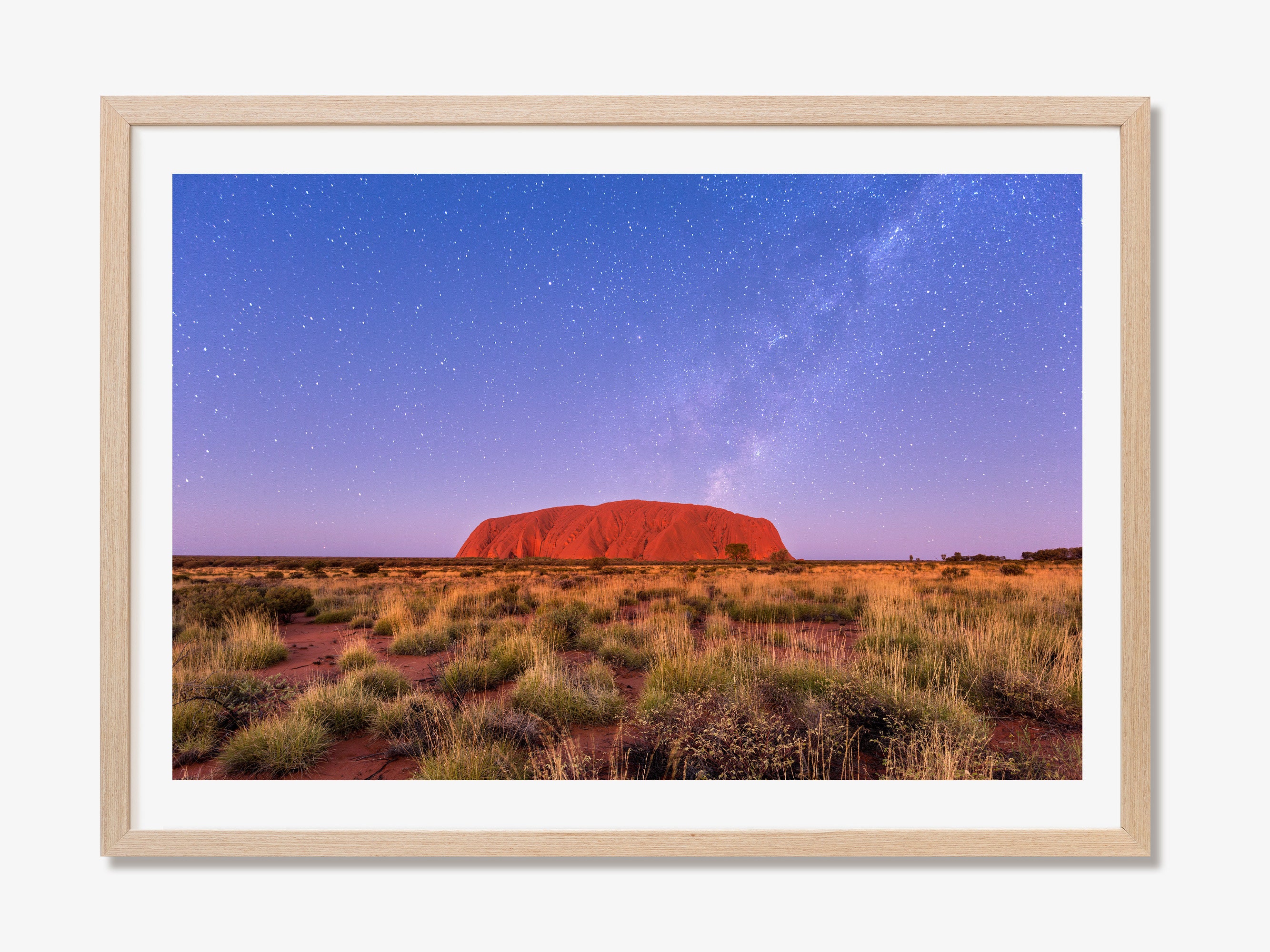 Uluru Night Sky, Professional Print, Un Framed Wall Art, Ayres Rock ...