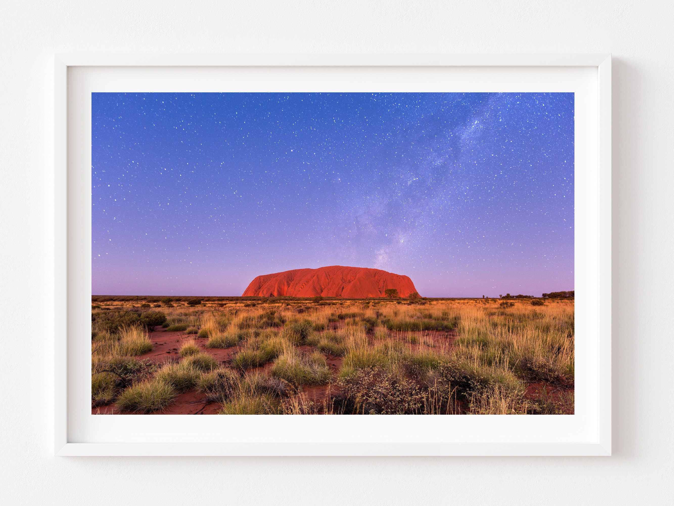 Uluru Night Sky, Professional Print, Un Framed Wall Art, Ayres Rock ...