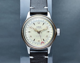 Vintage ORIS BIG Crown Pointer Date 32mm - Etsy