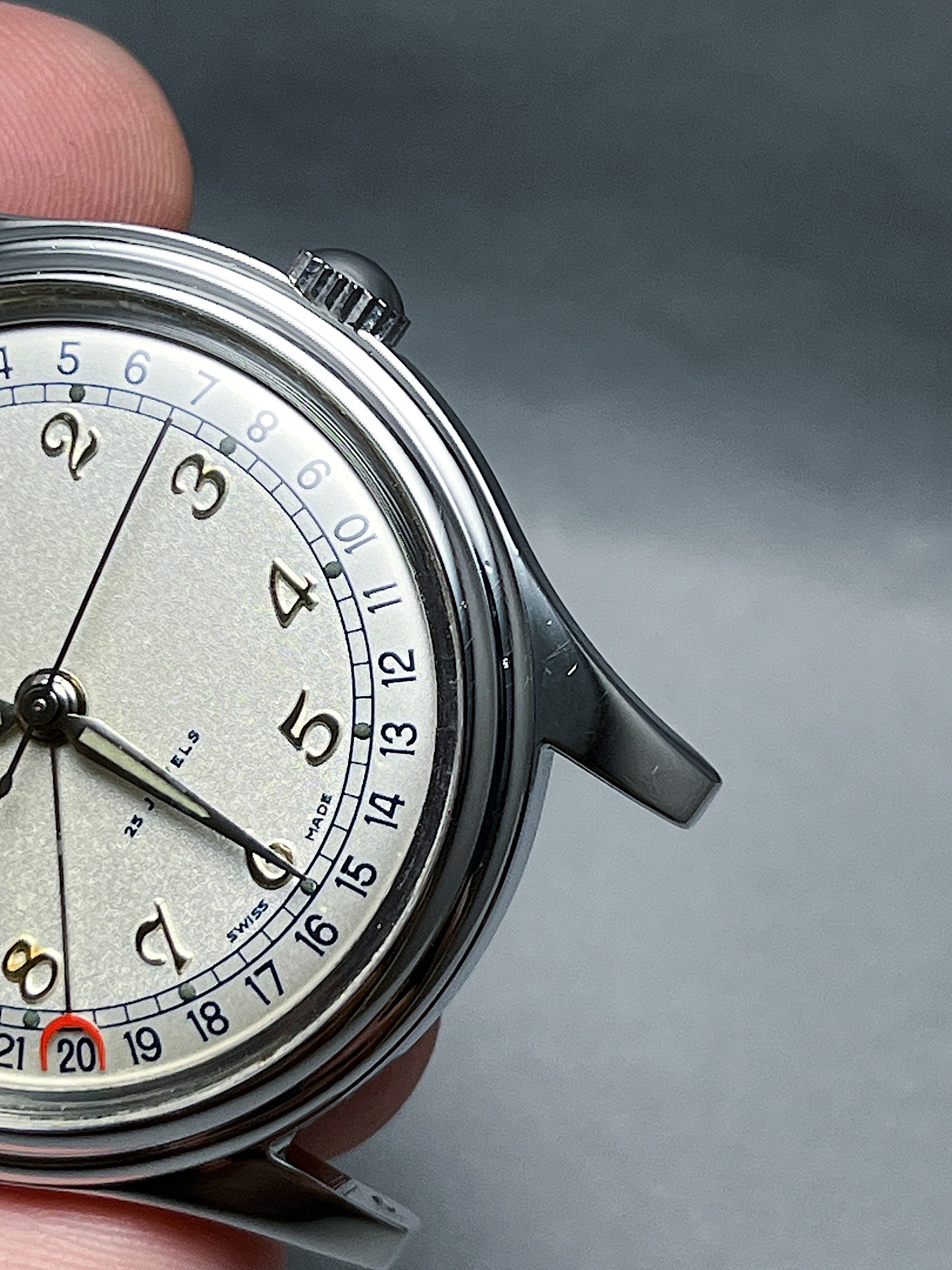 Vintage ORIS Pointer Date Art Deco Dial - Etsy