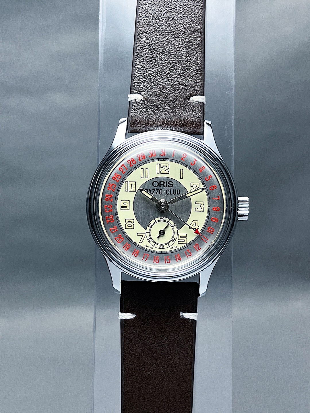 Vintage ORIS Pointer Date Bullseye Multi Color Dial - Etsy