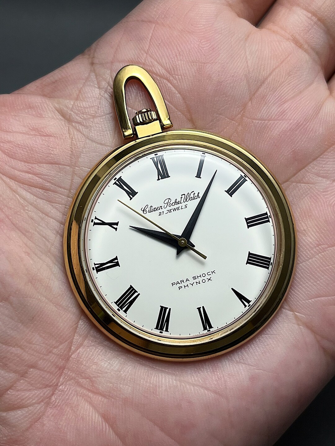 Vintage Citizen Phynox Pocket Watch Para Shock Phynox Watch - Etsy
