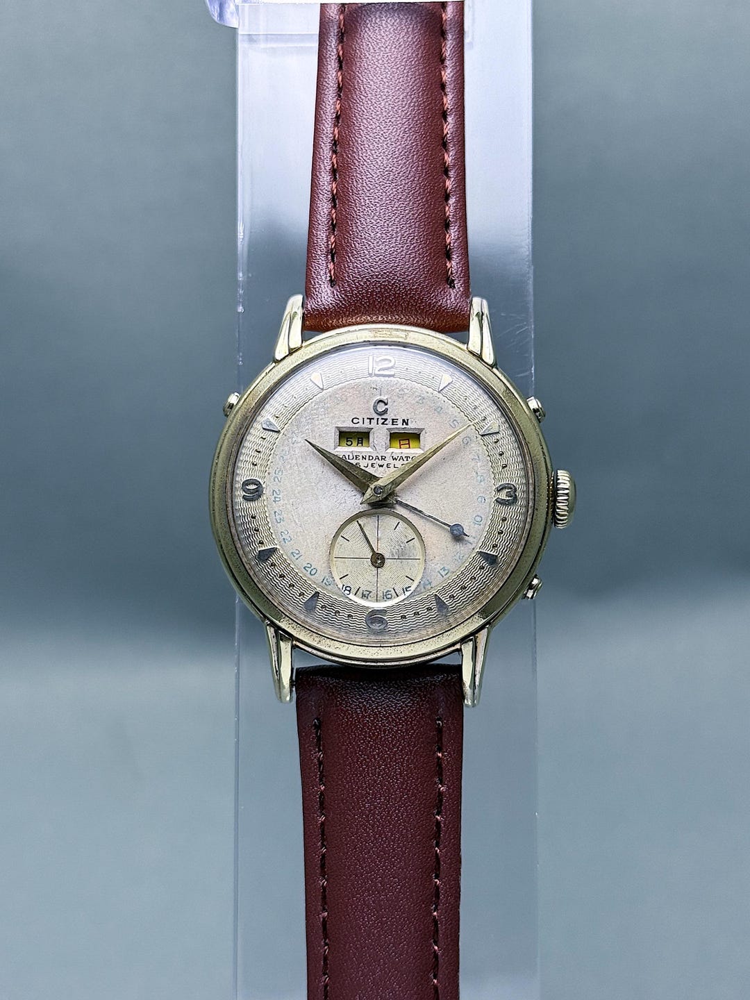 Vintage Citizen Triple Calendar - Etsy