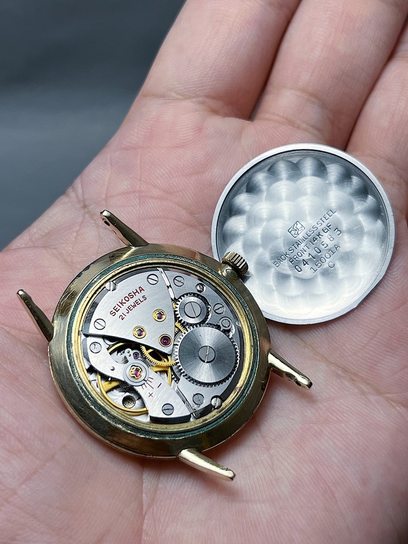 Vintage Seiko Cronos Complex Textures Dial - Etsy