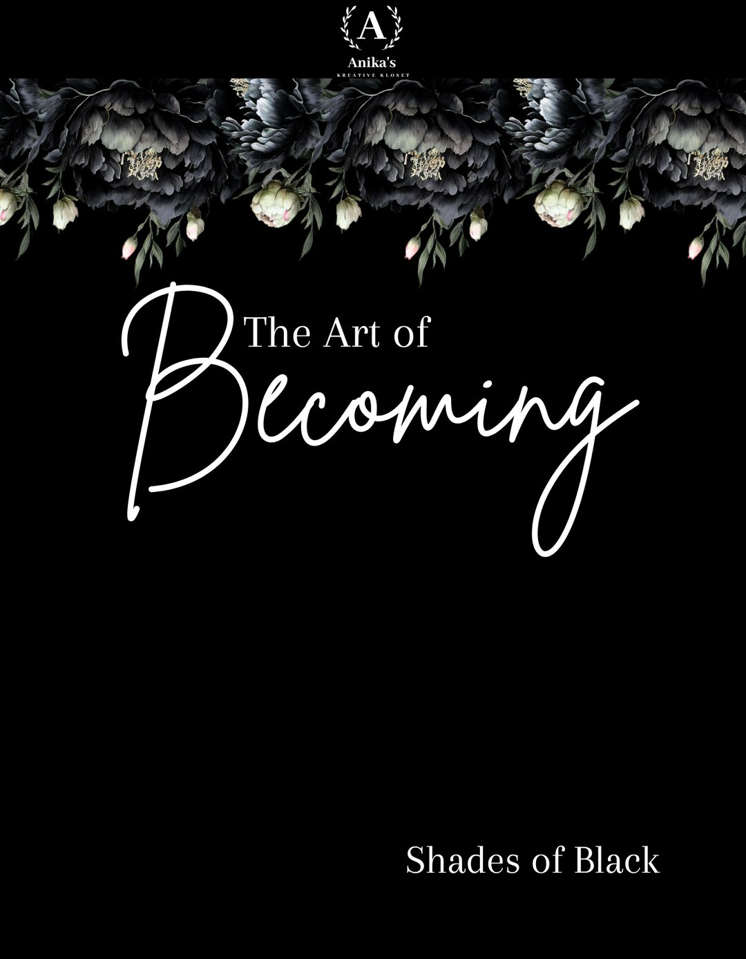 The Art of Becoming: Shades of Black - Etsy
