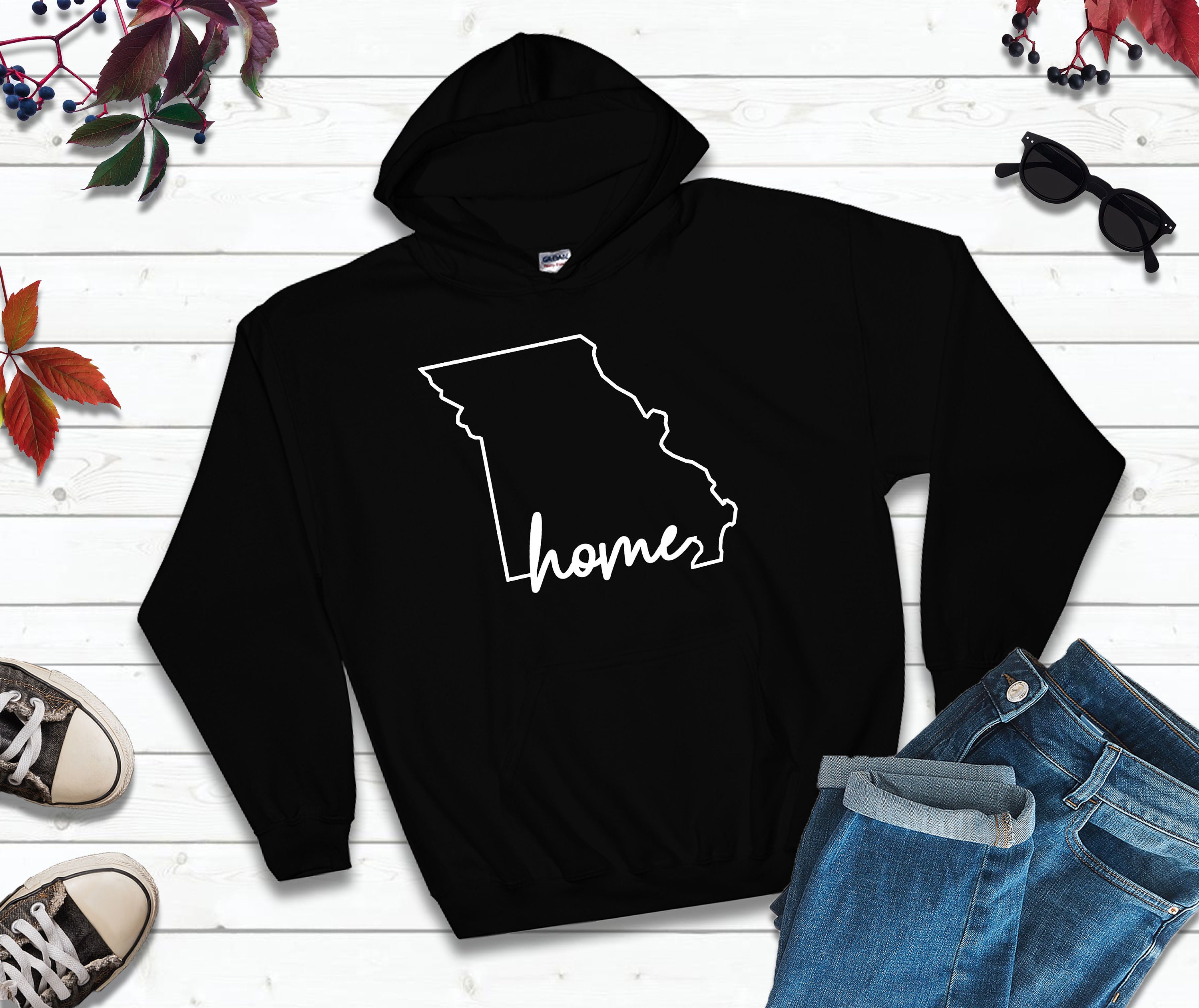 Missouri Hooded/crew Sweatshirt Home State Hoodie Unisex - Etsy