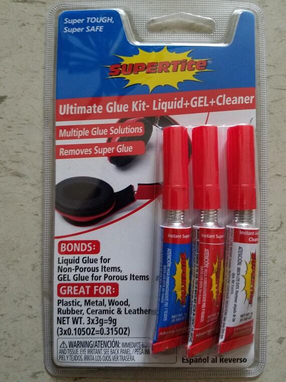 Supertite® Ultimate Super Glue Kit: Líquido 3g Gel 3g | Etsy