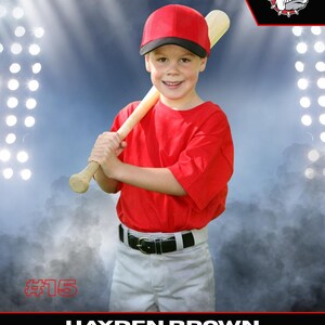 Custom Trading Baseball Card Canva Template Custom Sport Cards Kids ...