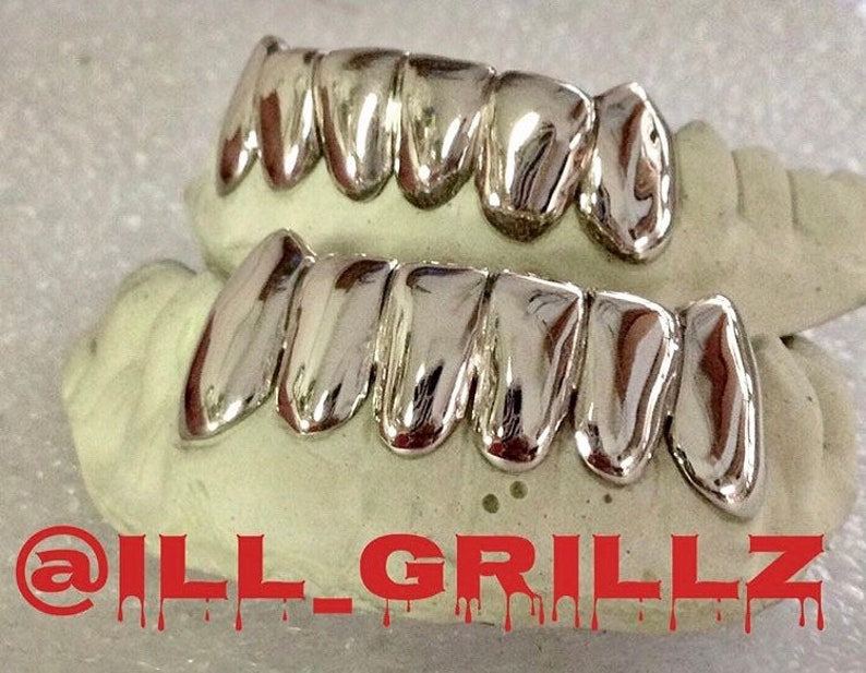 Handmade Custom .925 Sterling Silver Grillz - Etsy
