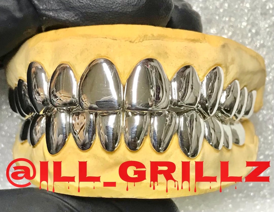 Handmade Custom .925 Sterling Silver Grillz - Etsy