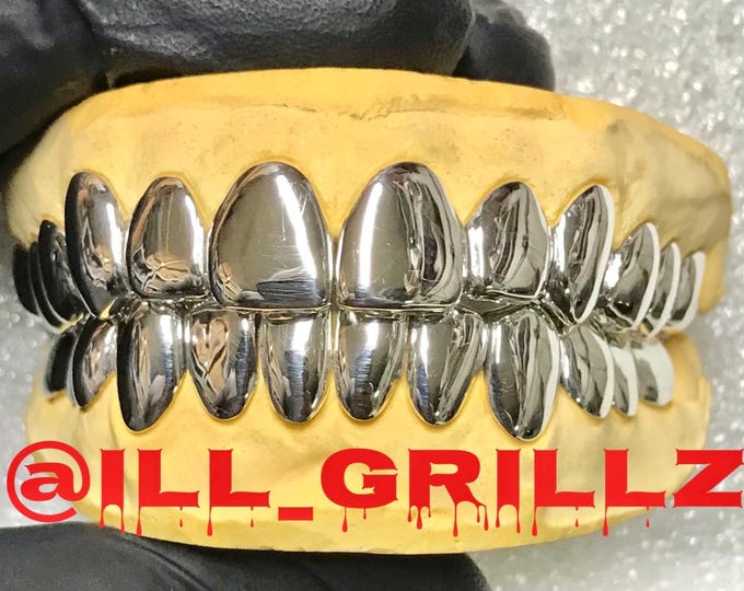 Handmade Custom .925 Sterling Silver Grillz - Etsy
