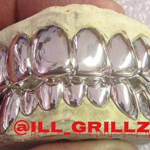 Handmade Custom .925 Sterling Silver Grillz - Etsy