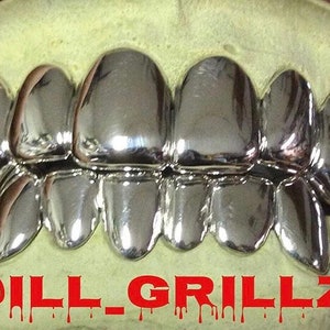 Handmade Custom .925 Sterling Silver Grillz - Etsy
