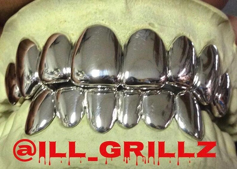 Handmade Custom .925 Sterling Silver Grillz - Etsy