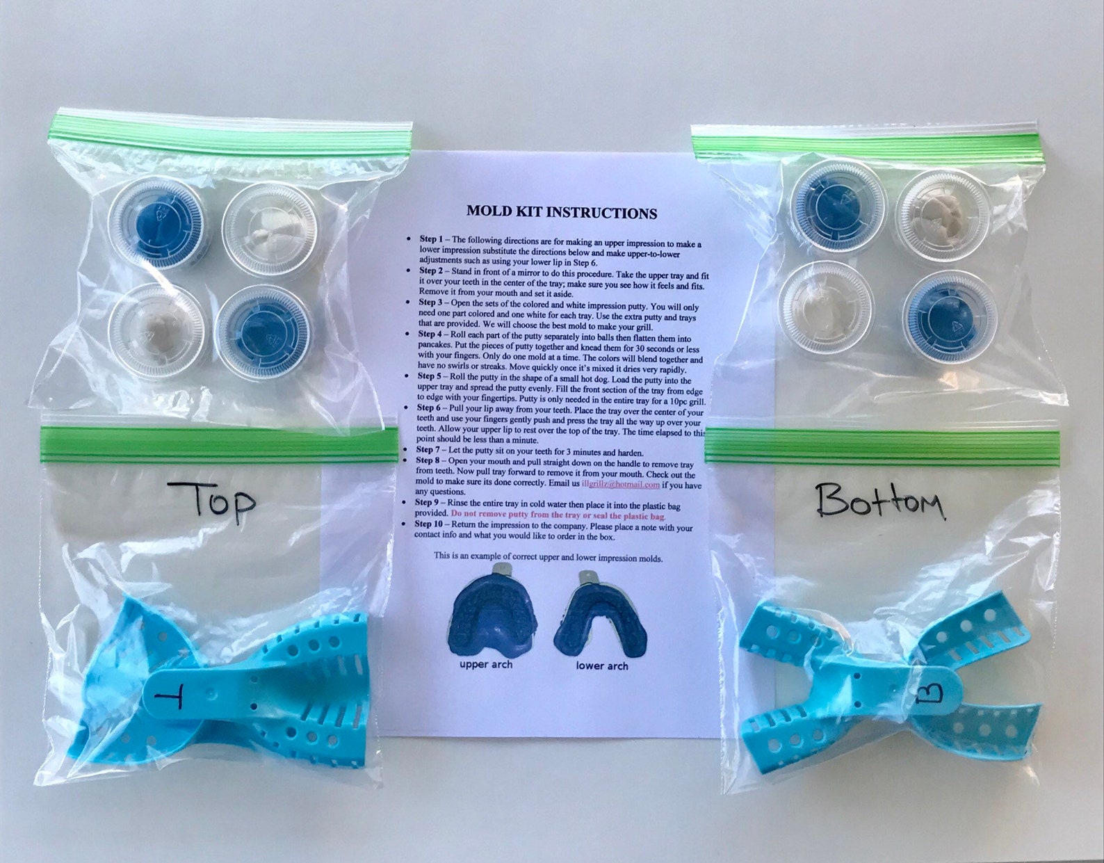 Handmade Custom .925 Sterling Silver Top Fangs With Bottom - Etsy