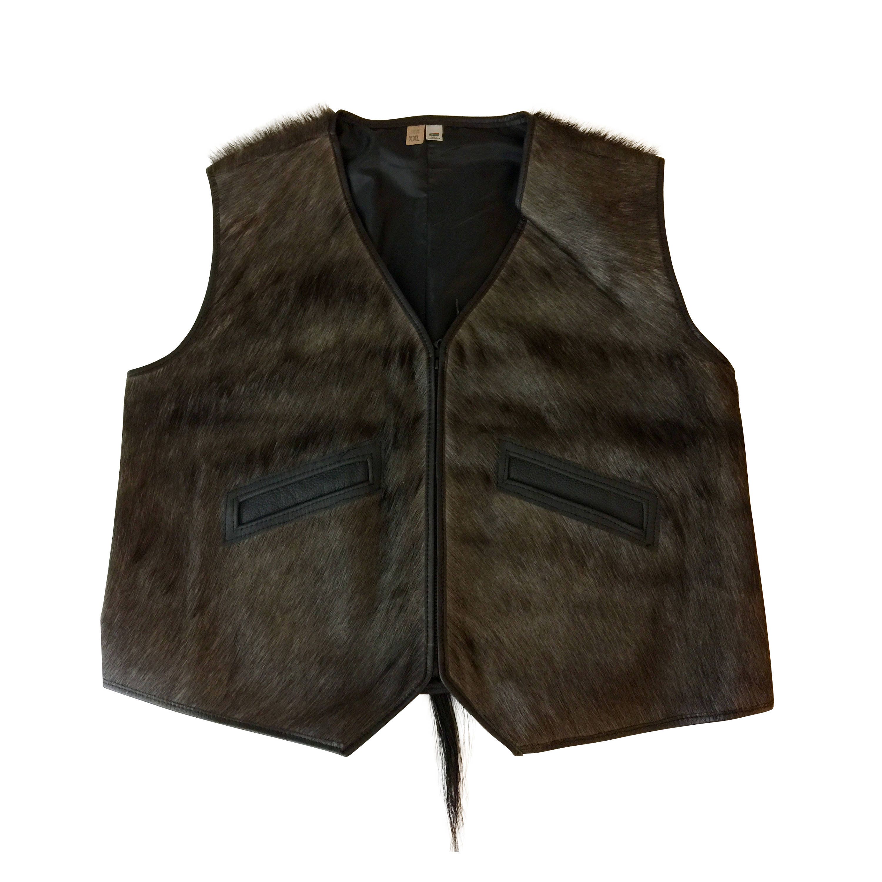 South African Blue Wildebeest Vest - Etsy
