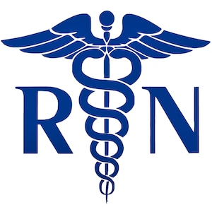 Registered Nurse RN Decal Sticker - Etsy