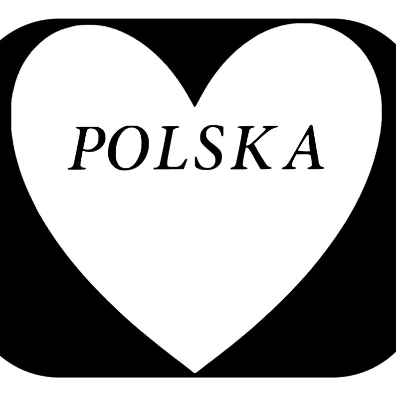 I Love Polska Heart Decal Sticker Poland - Etsy