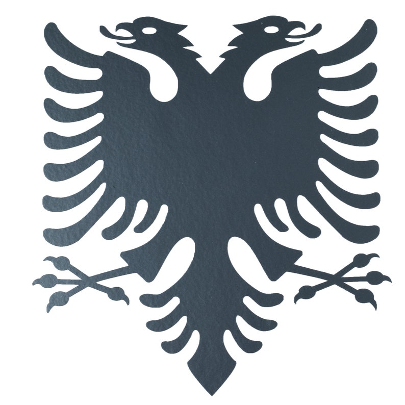 Albanian Coat of Arms Decal Sticker Albania Eagle - Etsy