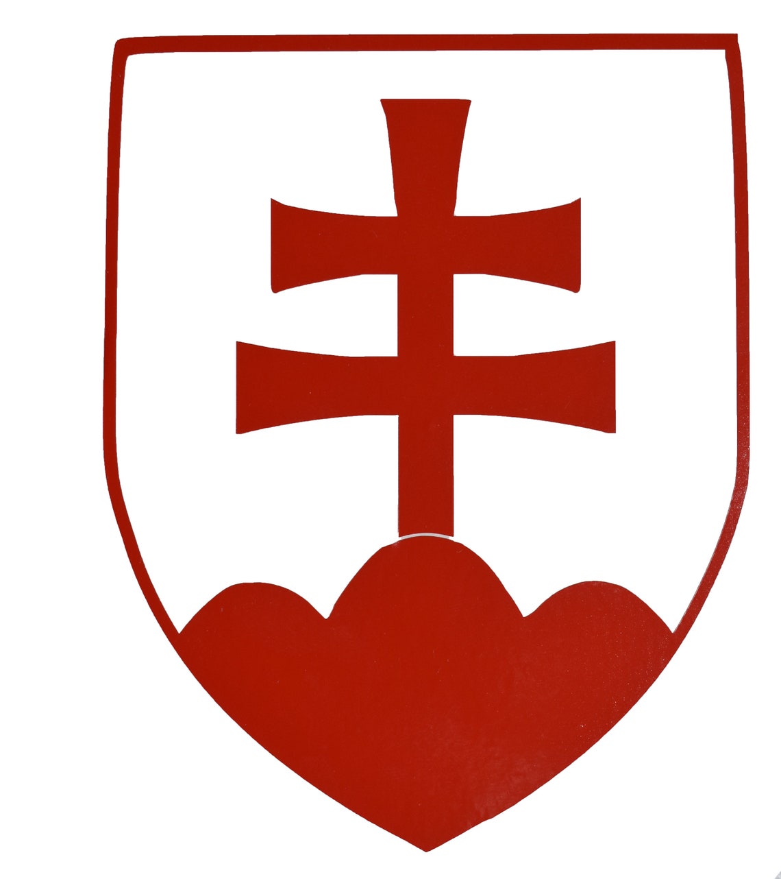 Slovakian Coat of Arms Decal Sticker Slovakia Cross - Etsy