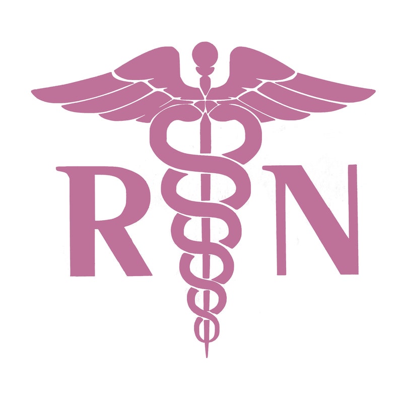 Registered Nurse RN Decal Sticker - Etsy