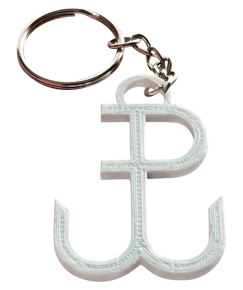 Kotwica 3D Printed Keyring - Small - Polish Souvenir - Poland Keychain ...