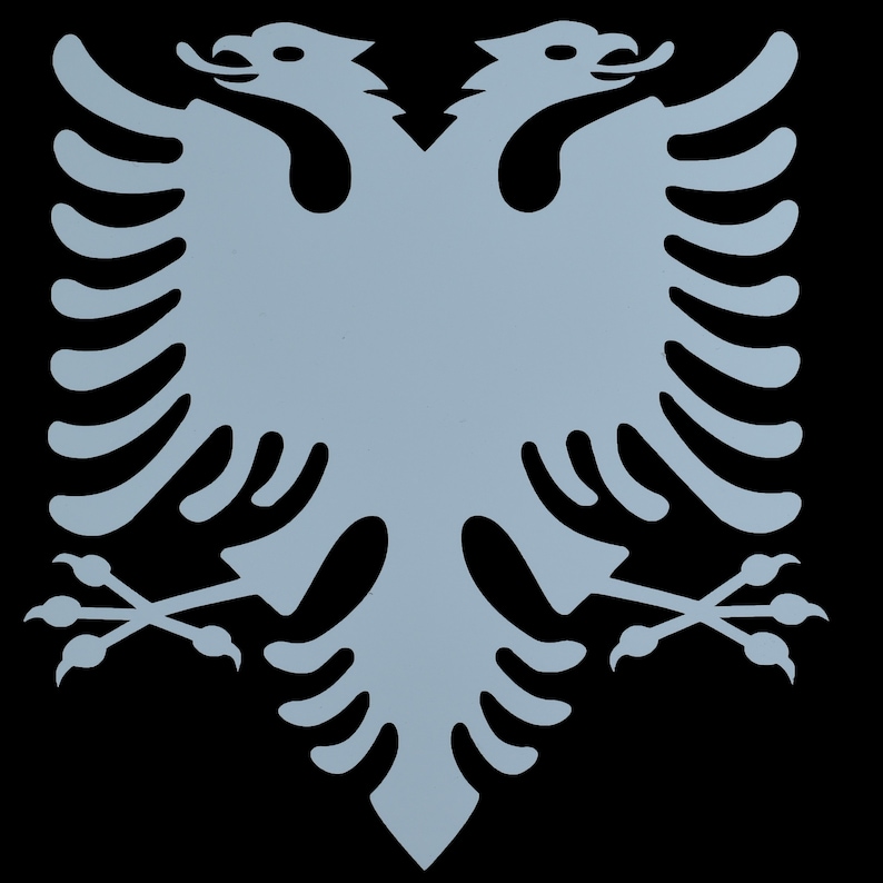 Albanian Coat of Arms Decal Sticker Albania Eagle - Etsy