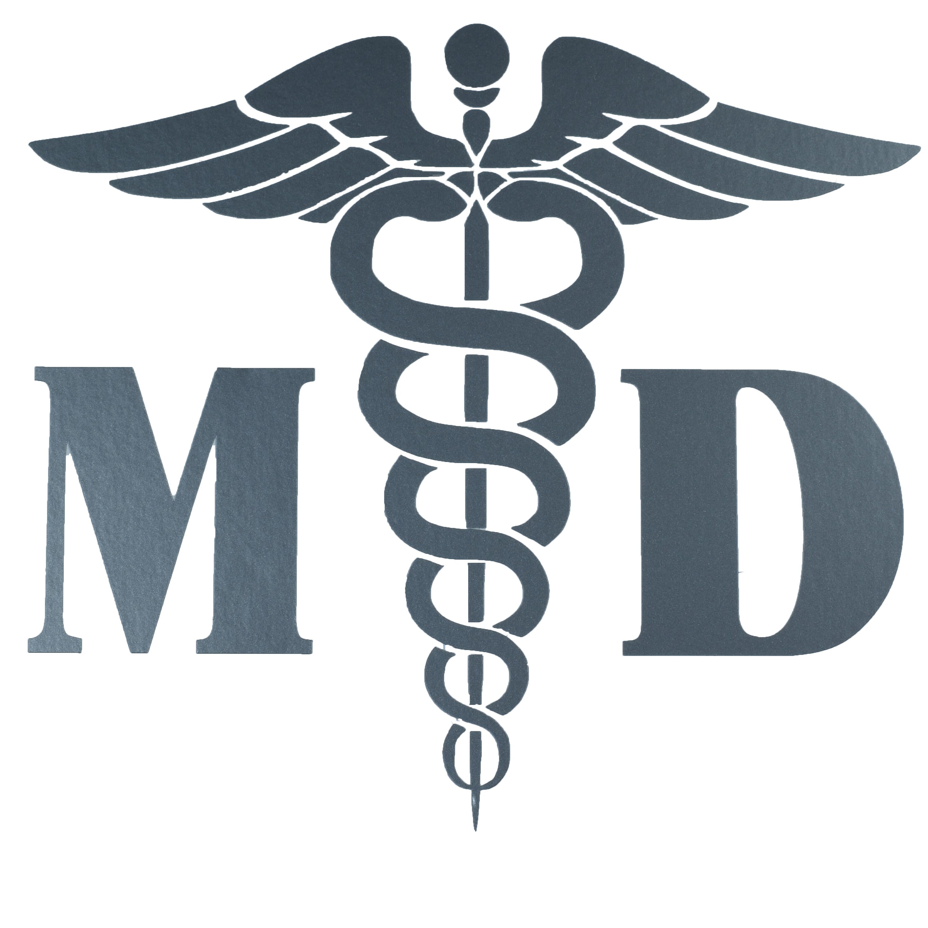 Medical Doctor MD Decal Sticker - Etsy