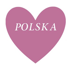 I Love Polska Heart Decal Sticker Poland - Etsy