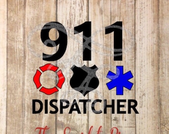911 dispatcher svg | Etsy