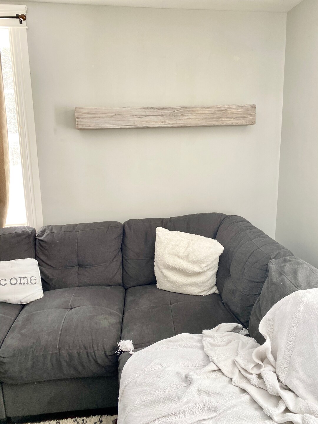 Hand Crafted Driftwood Floating Shelves + Mantles - Etsy
