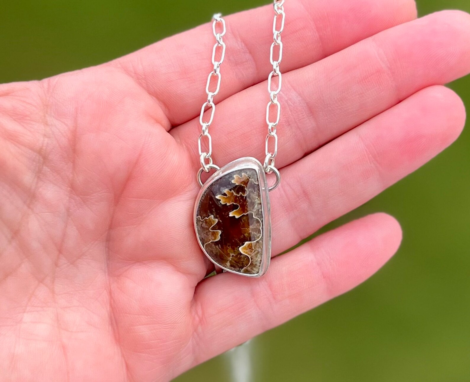 Suture Ammonite Pendant - Etsy