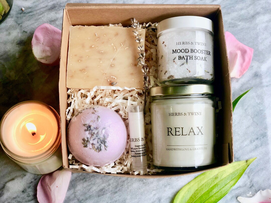 RELAX Personalized Gift for Women, Relaxation Spa Gift Set, Gift for ...