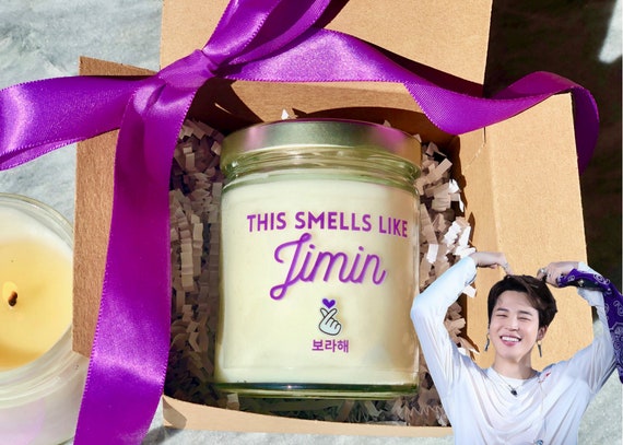 Candles & Holders Gift for Army Kpop Lover Bangtan Boys Smells Like ...