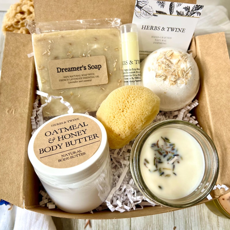 Lavender Spa Bath Set - Etsy