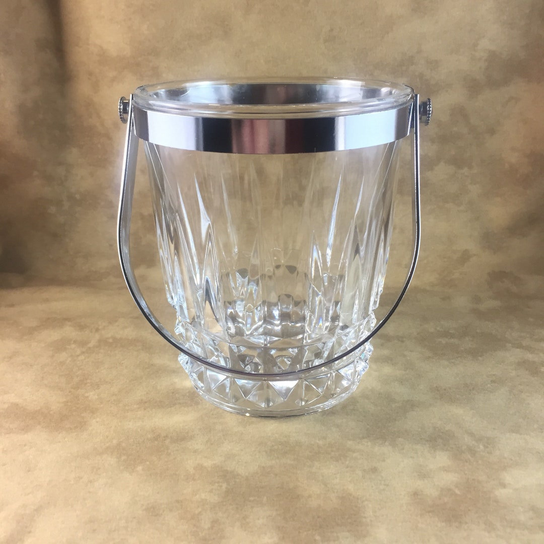Crystal Ice Bucket - Made by Cristal D'arques De France - Etsy