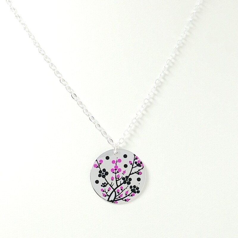 Cherry Tree Necklace - Etsy