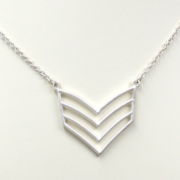 Chevron Necklace - Etsy