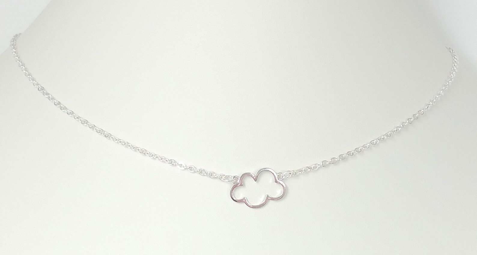 There's Always a silver Lining Necklace Cloud - Etsy