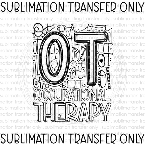 Occupational Therapy OT SVG - Etsy
