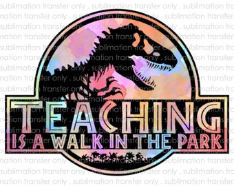 Teacher Jurassic Park - Etsy