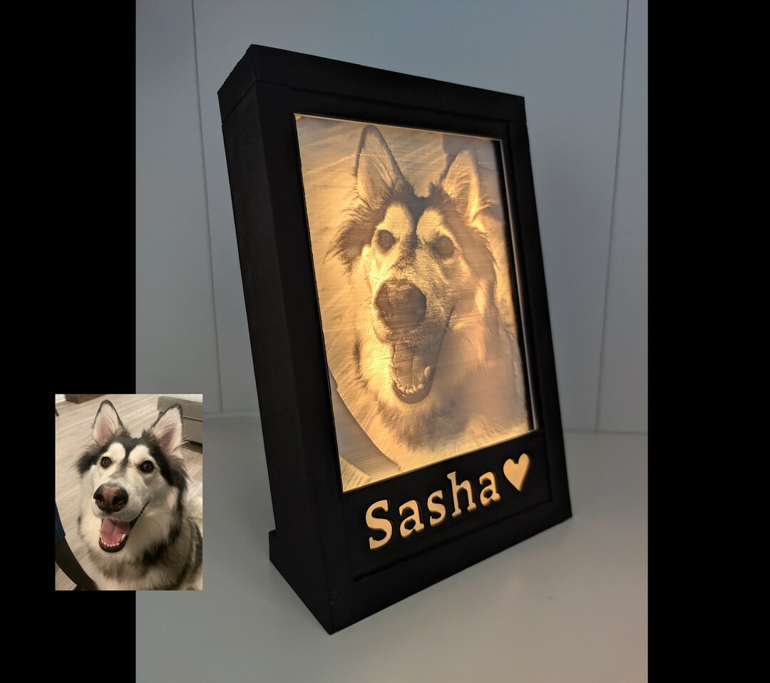 Lithophane Art Light Personalized Gift for Friends and Family Custom ...