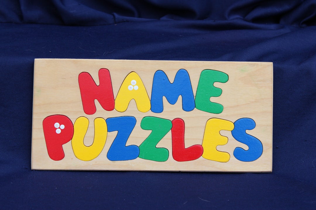 Custom Name Puzzle - Etsy